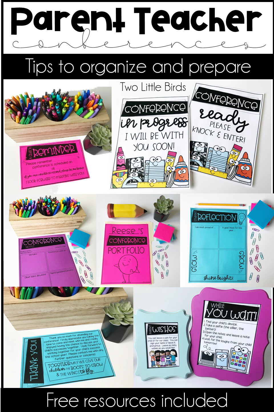 Tips for Parent Teacher Conferences - Two Little Birds Teaching