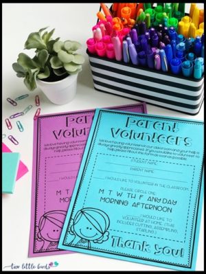 How to Use Volunteers in Your Classroom - Two Little Birds Teaching