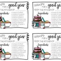 A Recipe for a Good Year-Character Activity - Two Little Birds Teaching