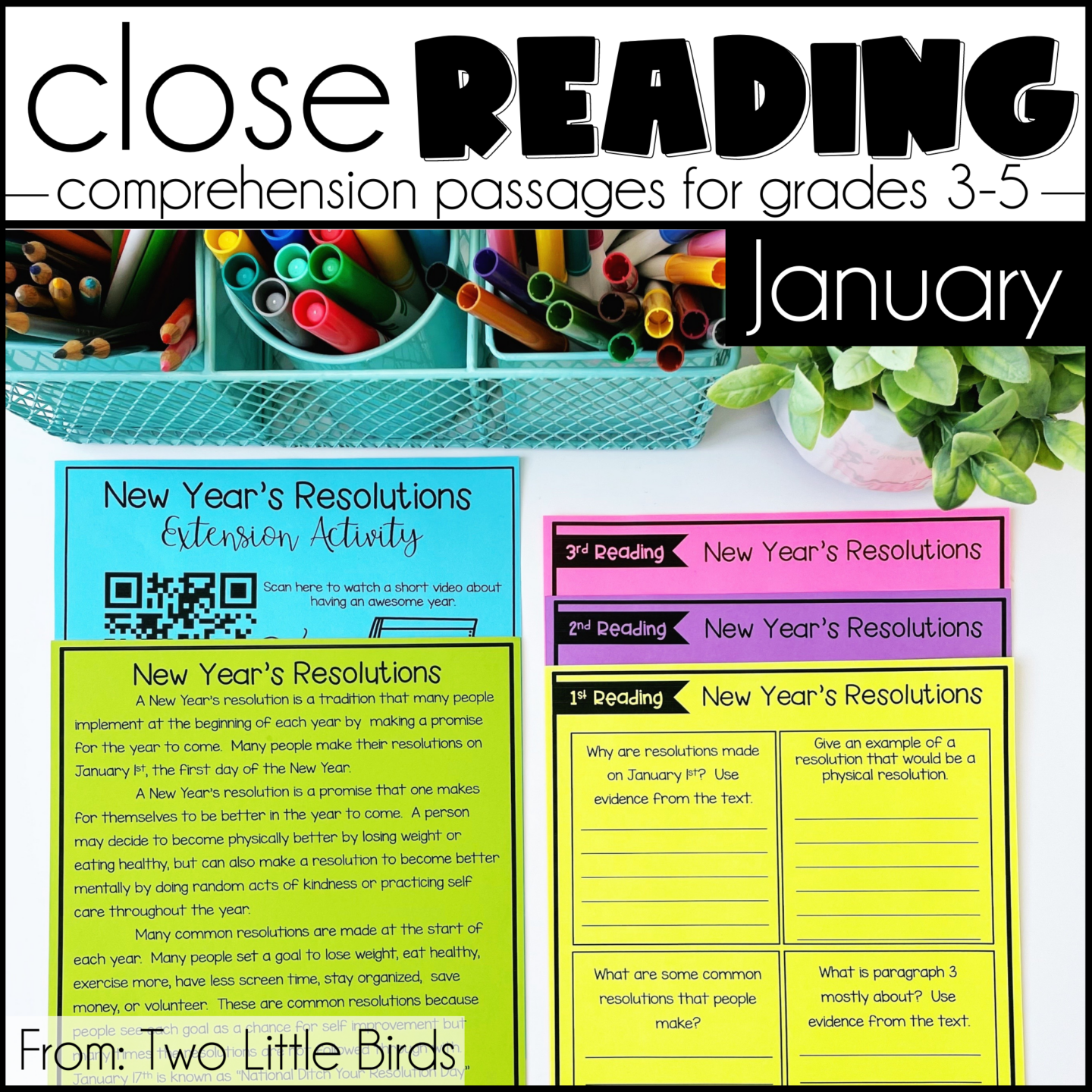 Reading Comprehension Practice | Close Reading Passages & Activities ...