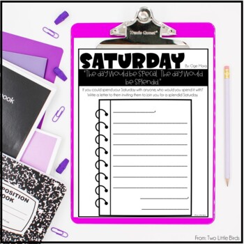 Read Aloud Book Companion-Saturday - Two Little Birds Teaching