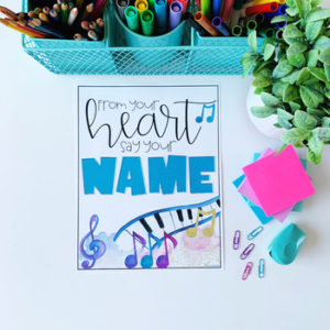 Read Aloud Book Companion-Your Name is a Song - Two Little Birds Teaching