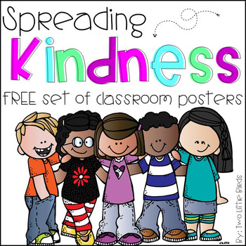 #Kindnessnation Set of Kindness Posters - Two Little Birds Teaching