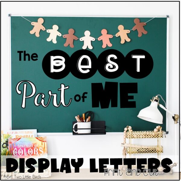 The Best Part of Me Writing Activity and Display - Two Little Birds ...