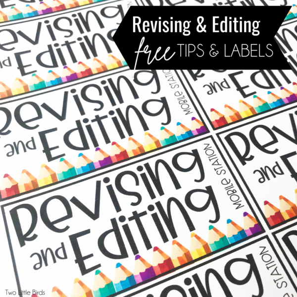 5 Tips for Teaching Students How To Revise and Edit Writing - Two ...