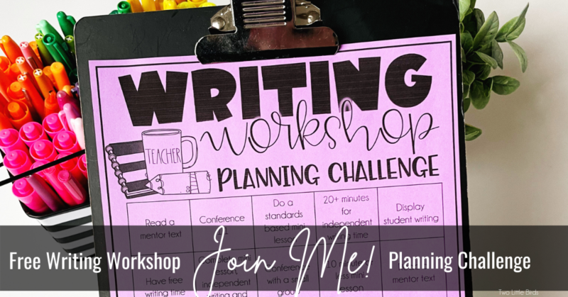 Writing Workshop: How to Set Up a Schedule That Works - Two Little ...
