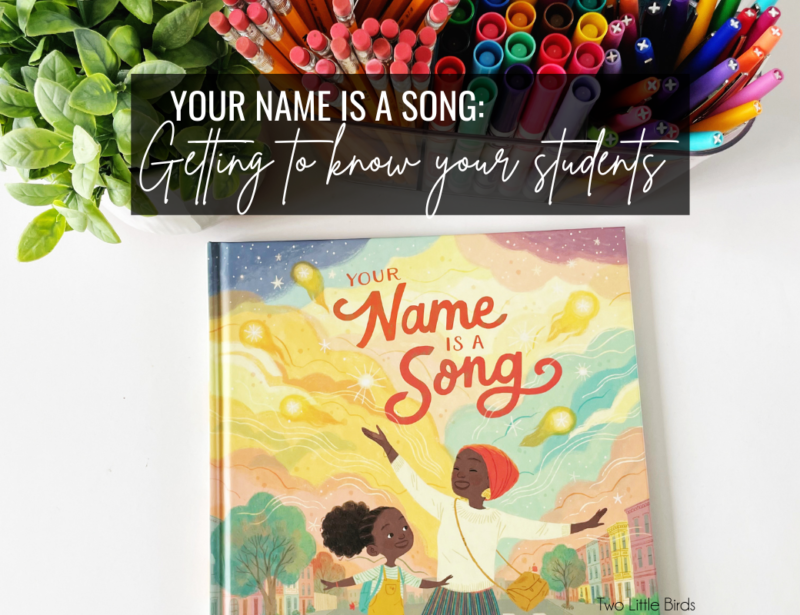 Your Name Is A Song: Getting to Know Your Students - Two Little Birds ...