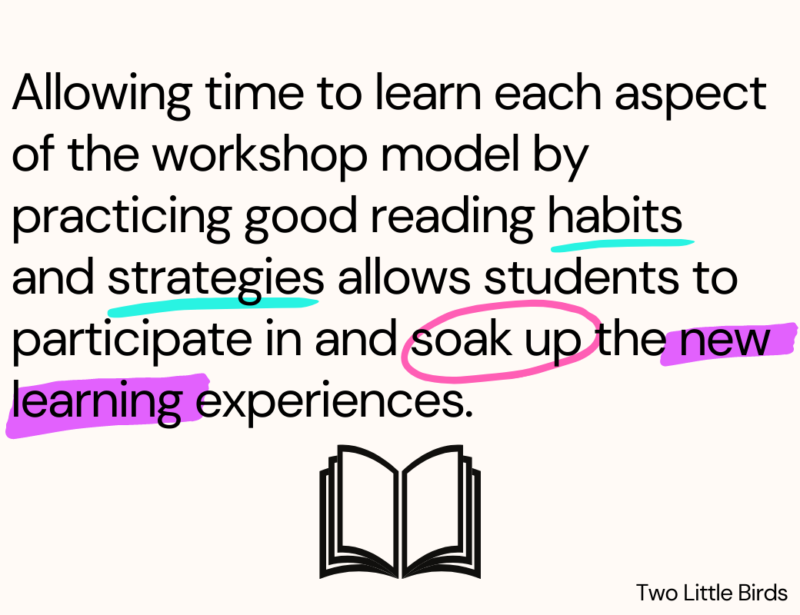 5 Anchor Charts You Need to Launch Reading Workshop - Two Little Birds ...