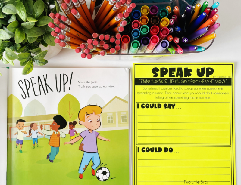 Speak Up: Student Activities to Take Action - Two Little Birds Teaching