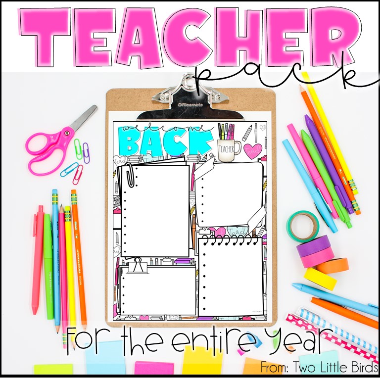 Teacher Pack Bundle: Digital Agenda Slides, Digital Stickers, Book ...