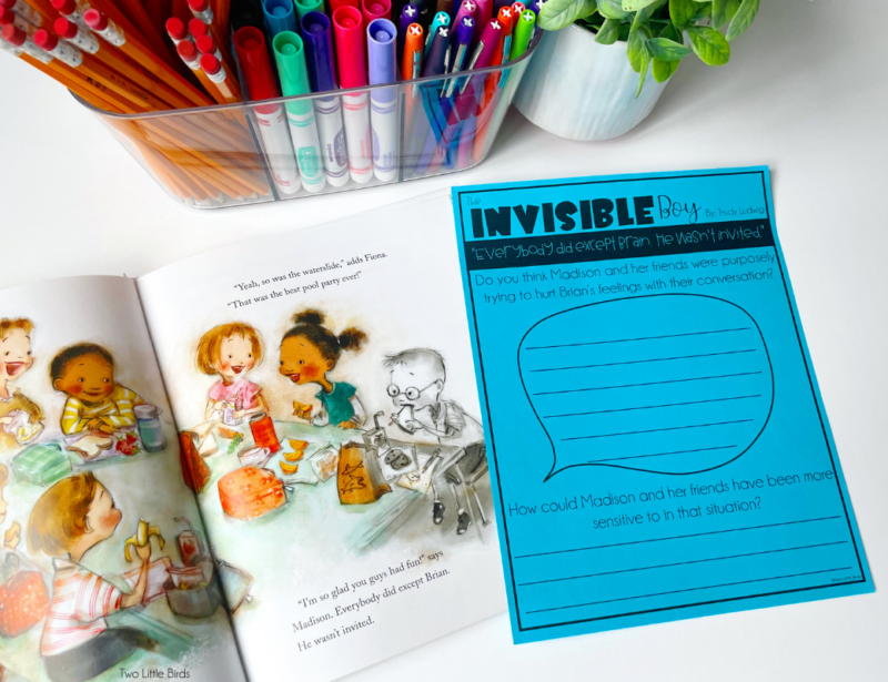The Invisible Boy: Activities to Teach Kindness - Two Little Birds Teaching