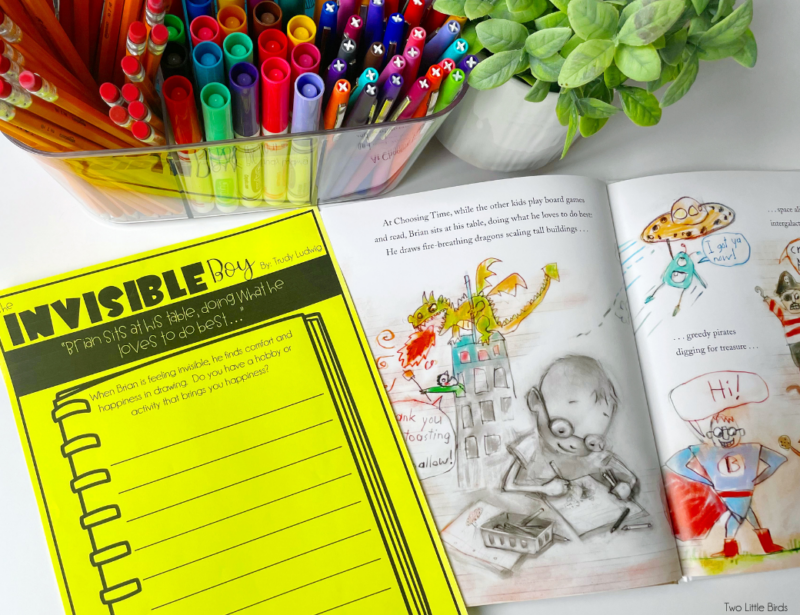 The Invisible Boy: Activities to Teach Kindness - Two Little Birds Teaching