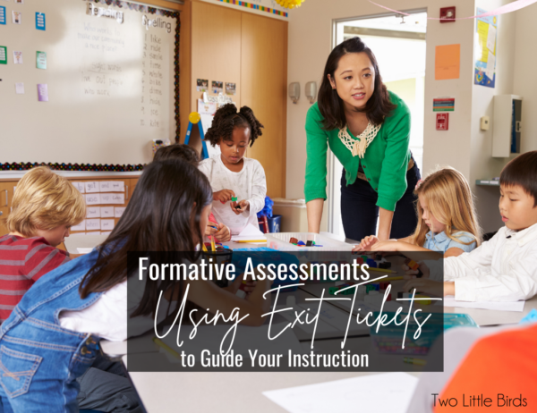 Formative Assessments: Using Exit Tickets to Guide Your Instruction ...