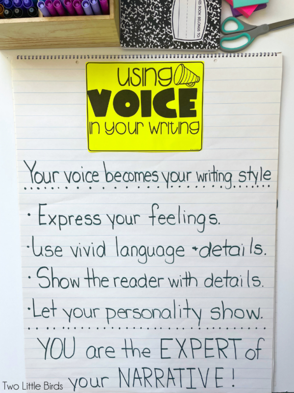 5 Must-Have Anchor Charts to Teach Personal Narratives - Two Little ...