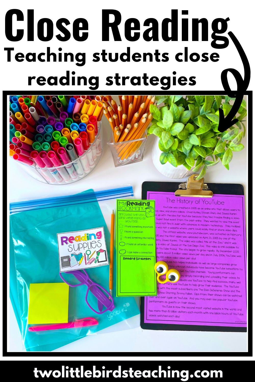 Close Reading Strategies: How to Help Students Take a Closer Look - Two ...