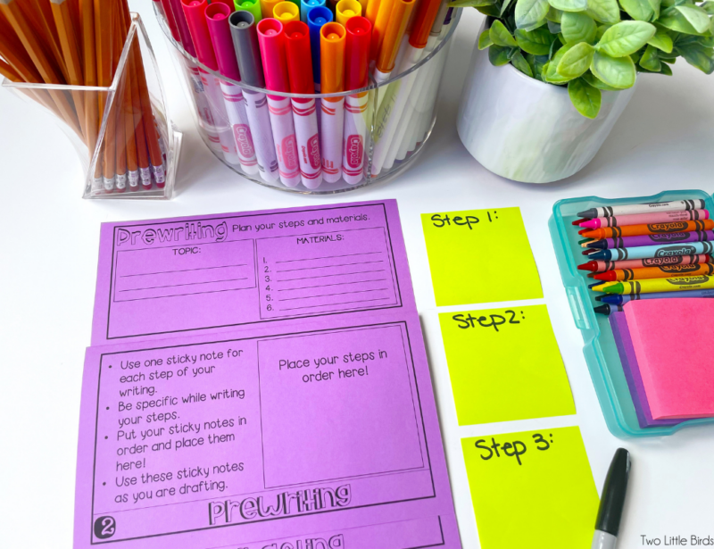 5 Mini-Lessons to Teach Procedural Writing - Two Little Birds Teaching