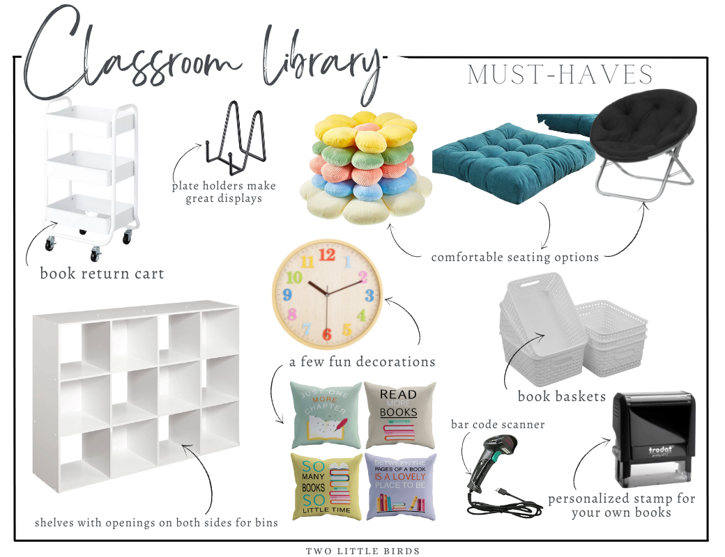 Creating a Classroom Library on a Budget - Two Little Birds Teaching